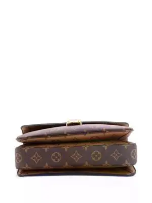 LOUIS VUITTON Reverse Monogram Canvas Pochette Metis Crossbody Bag - Brown