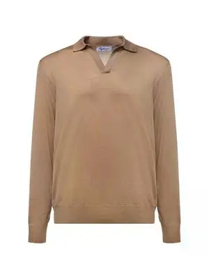 GALIANO Wool Fine-knit Top - Neutrals