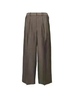 TAAKK Pleated Wide-leg Trousers