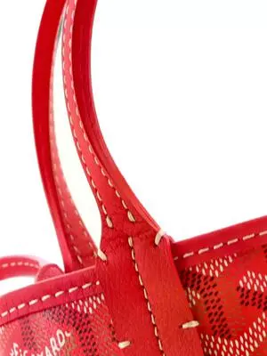 Goyard Printed Coated Canvas And Printed Canvas Mini Tote Bag - Red