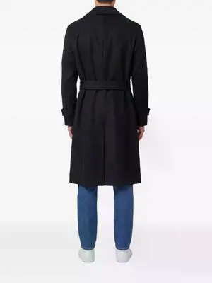 LARDINI Belted Single-breasted Coat