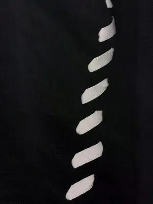 Alpha Studio High-neck Tape-detail Sweater