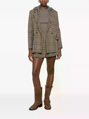 Dixie Check Double-breasted Jacket