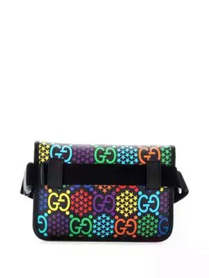 Gucci Psychedelic Print Gg Coated Canvas Belt Bag