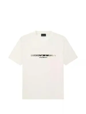 Emporio Armani Logo-print Short-sleeve T-shirt - White
