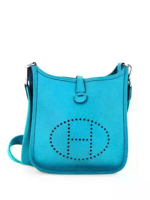 Hermès Evelyne Bag Gen Iii Clemence Tpm Crossbody Bag - Blue