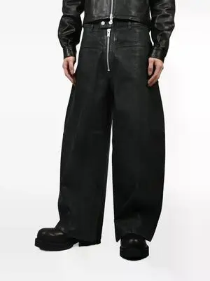 FILTH Waxed Wide-leg Jeans