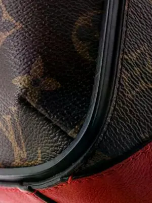 LOUIS VUITTON Kimono Handbag Monogram Canvas And Leather Mm Tote Bag