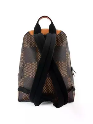 LOUIS VUITTON Nigo Campus Limited Edition Giant Damier And Monogram Canvas Backpack - Brown