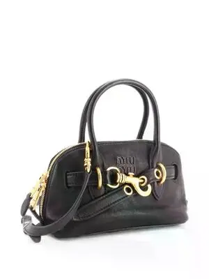 Miu Miu Aventure Leather Mini Tote Bag