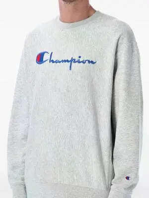 Champion Logo-embroidered Reverse Weave Sweatshirt