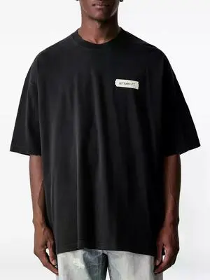 Vetements Logo-patch T-shirt - Black