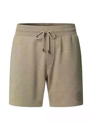 HACKETT LONDON Logo-print Drawstring Track Shorts - Brown