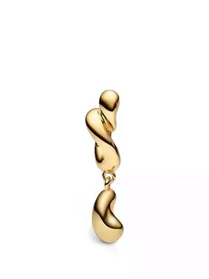MARIA BLACK Whirl Drop Huggie Earring - Gold