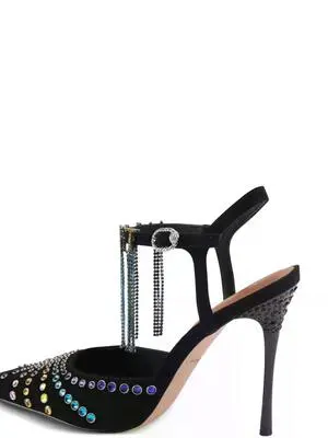 Kurt Geiger Crystal Point-toe Pumps - Black