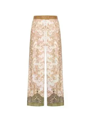 PIERRE-LOUIS MASCIA Cialda Baroque-print Palazzo Pants
