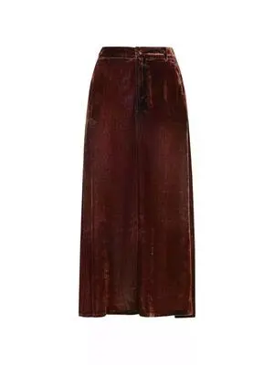 PIERRE-LOUIS MASCIA Kandox Straight Maxi Skirt - Red