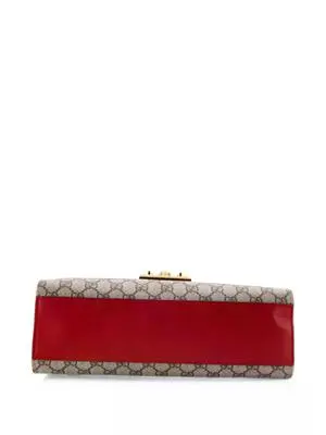 Gucci Padlock Gg Coated Canvas And Leather Medium Shoulder Bag