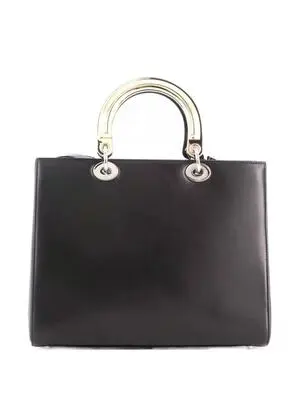 Dior Lady Bag Patch Embellished Leather Large Satchel