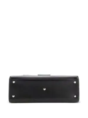 Dior Leather Patch Embellished Satchel