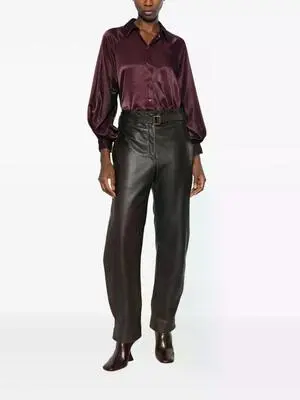 Dixie Satin-finish Raglan-sleeve Shirt