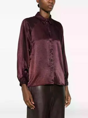 Dixie Satin-finish Raglan-sleeve Shirt