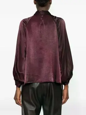 Dixie Satin-finish Raglan-sleeve Shirt