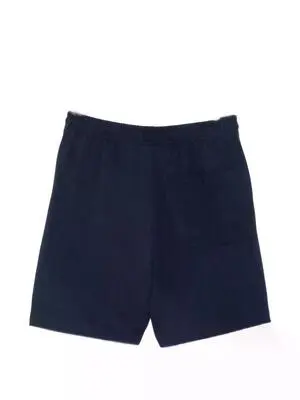 SPORTY & RICH Logo-print Cotton Shorts