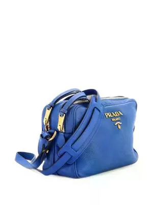 Prada Double Zip Camera Bag Vitello Phenix Medium Crossbody Bag