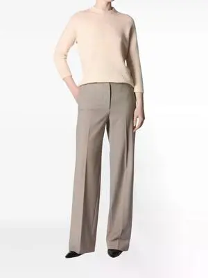 ROBERTO COLLINA Three-quarter-sleeve Mock-neck Sweater