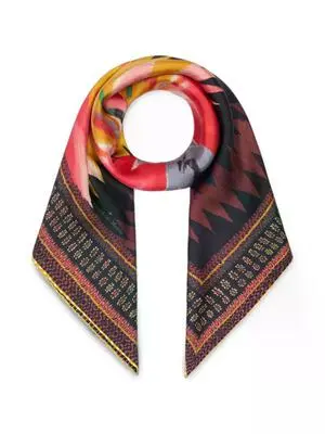 PIERRE-LOUIS MASCIA Cialda Bandana Scarf - Blue