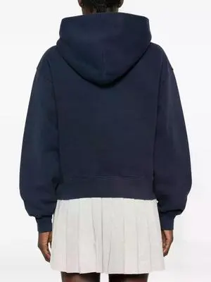 SPORTY & RICH Logo-embroidered Hoodie
