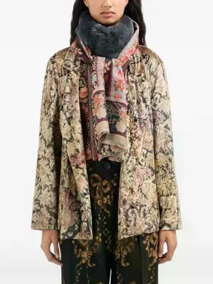 PIERRE-LOUIS MASCIA Fanory Silk Scarf - Brown
