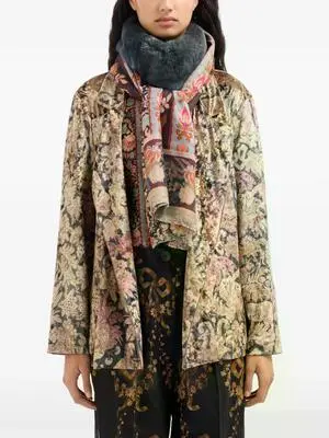 PIERRE-LOUIS MASCIA Fanory Silk Scarf - Brown