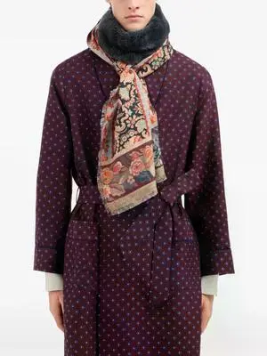 PIERRE-LOUIS MASCIA Fanory Silk Scarf - Brown