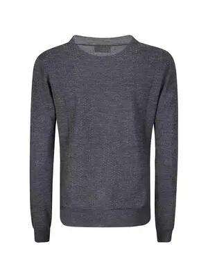 P.a.r.o.s.h Crystal-embellished Wool Sweater - Grey