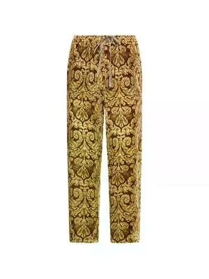 PIERRE-LOUIS MASCIA Kanada Straight-leg Trousers - Brown