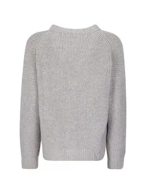 P.a.r.o.s.h Drop-shoulder Ribbed Cardigan