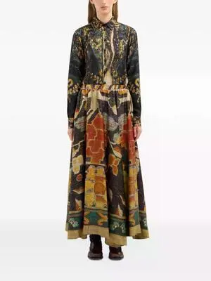PIERRE-LOUIS MASCIA Aloe A-line Maxi Skirt