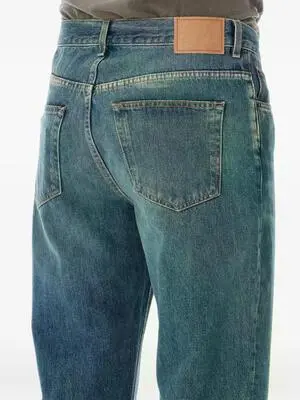JEANERICA Faded Wide-leg Jeans