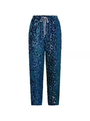 PIERRE-LOUIS MASCIA Vepelwon Straight-leg Trousers - Blue