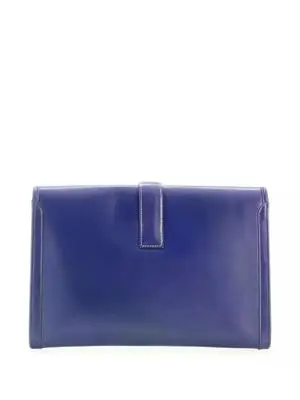 Hermès Jige Box Calf Pm Clutch Bag - Blue