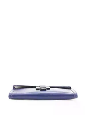 Hermès Jige Box Calf Pm Clutch Bag - Blue