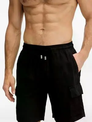 Vilebrequin Drawstring Cargo Shorts - Black