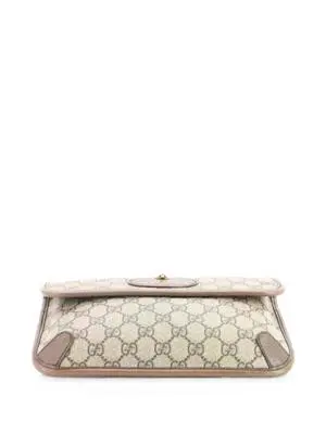 Gucci Neo Vintage Flap Gg Coated Canvas Belt Bag