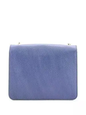 Gucci Interlocking Leather Small Shoulder Bag - Blue