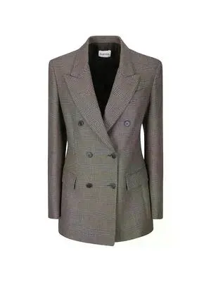 P.a.r.o.s.h Checked Double-breasted Jacket