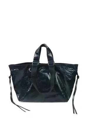 Isabel Marant Étoile Crinkled-leather Tote Bag - Blue