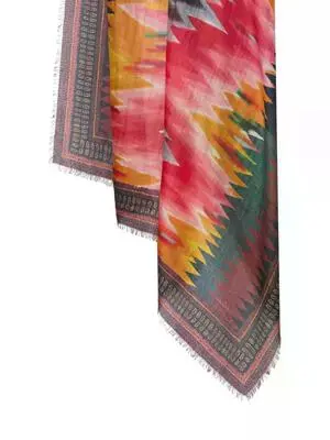PIERRE-LOUIS MASCIA Euclidex Ikat-print Scarf