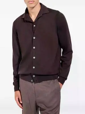 FILIPPO DE LAURENTIIS Merino Wool V-neck Sleeveless Sweater